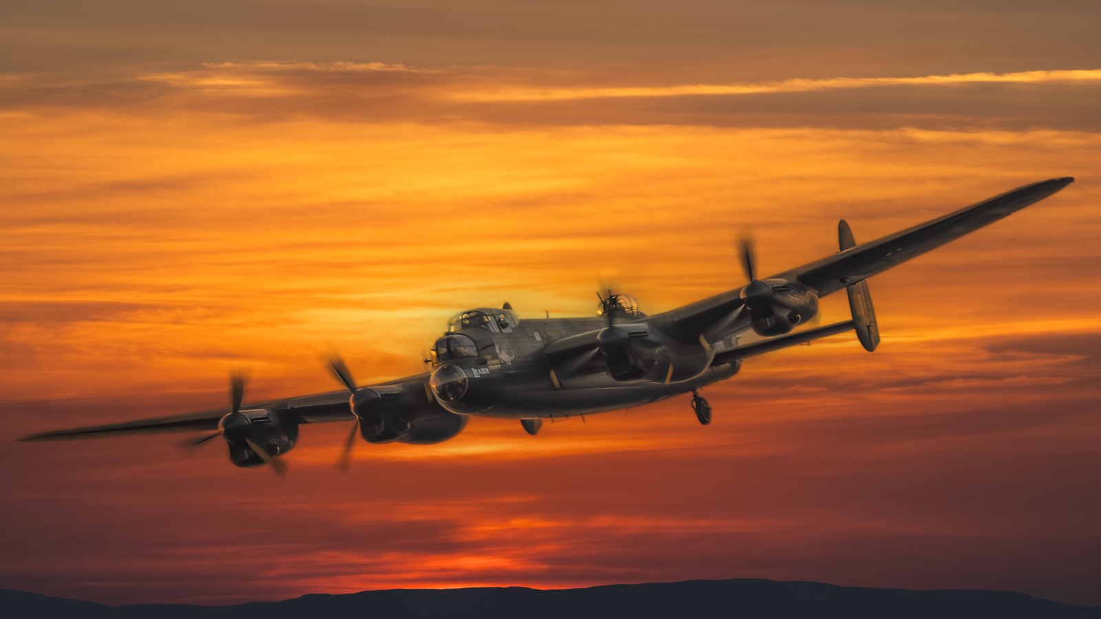 Lancaster Sunset at The Scottish Air Show 2024 | jimreidphoto